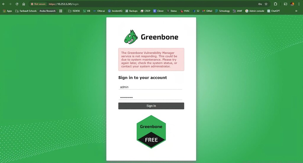Overnight scans seem to break the web interface - 22.04.27/VMWare ...
