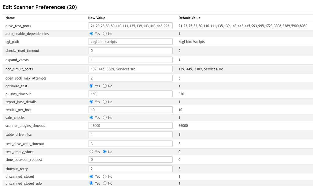 How to decrease scan time? - Getting Started - Greenbone Community Forum