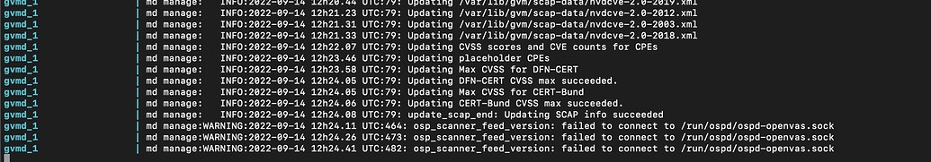 Osp_scanner_feed_version: failed to connect to /run/ospd/ospd-openvas.sock - Community ...